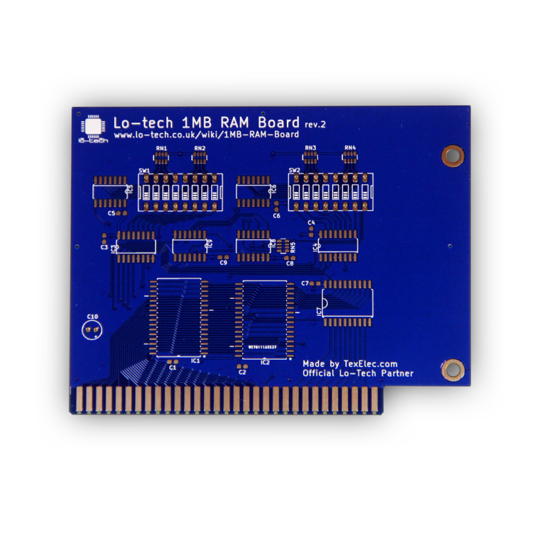 Lo-tech ISA ROM (PCB Only) - TexElec