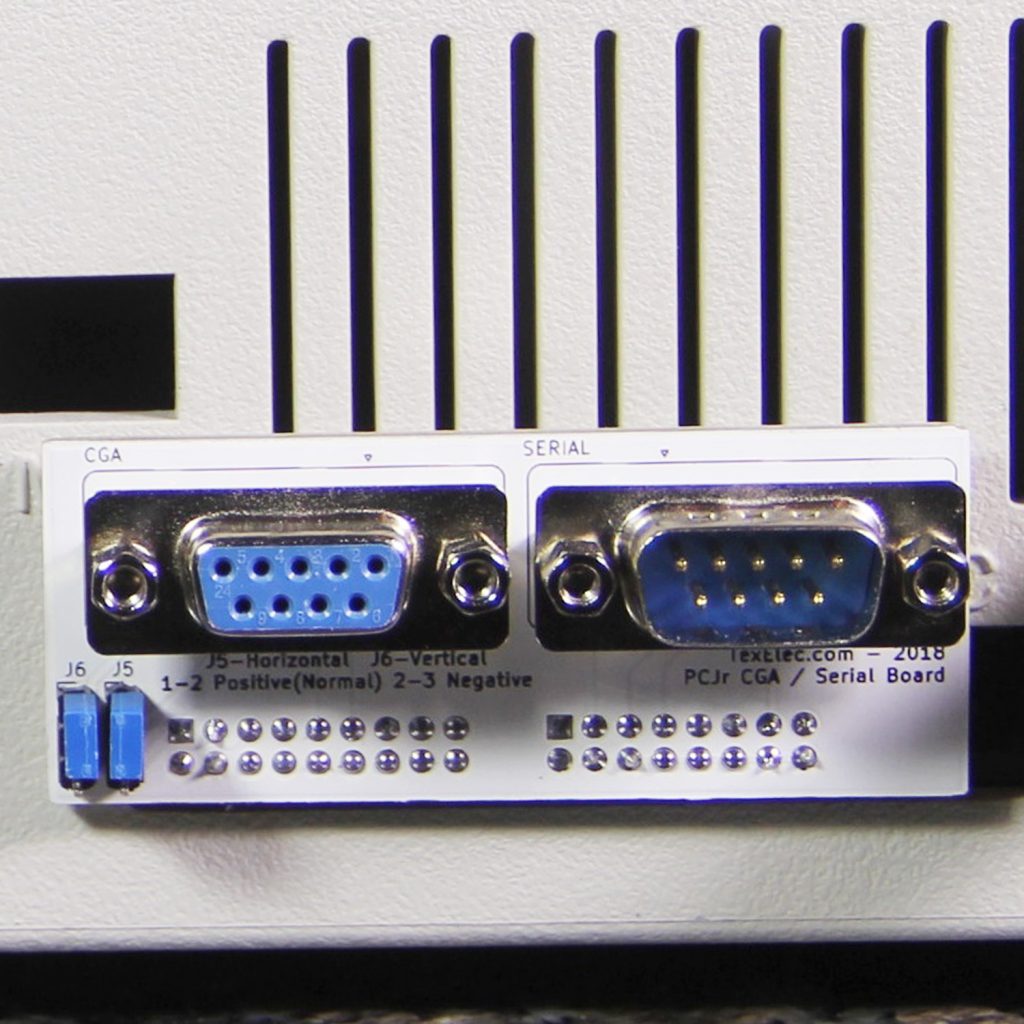 IBM PCjr CGA and Serial Breakout Board - TexElec