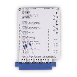 Commodore User Port to Gameduino Video Dev Card for Commander X16 ...