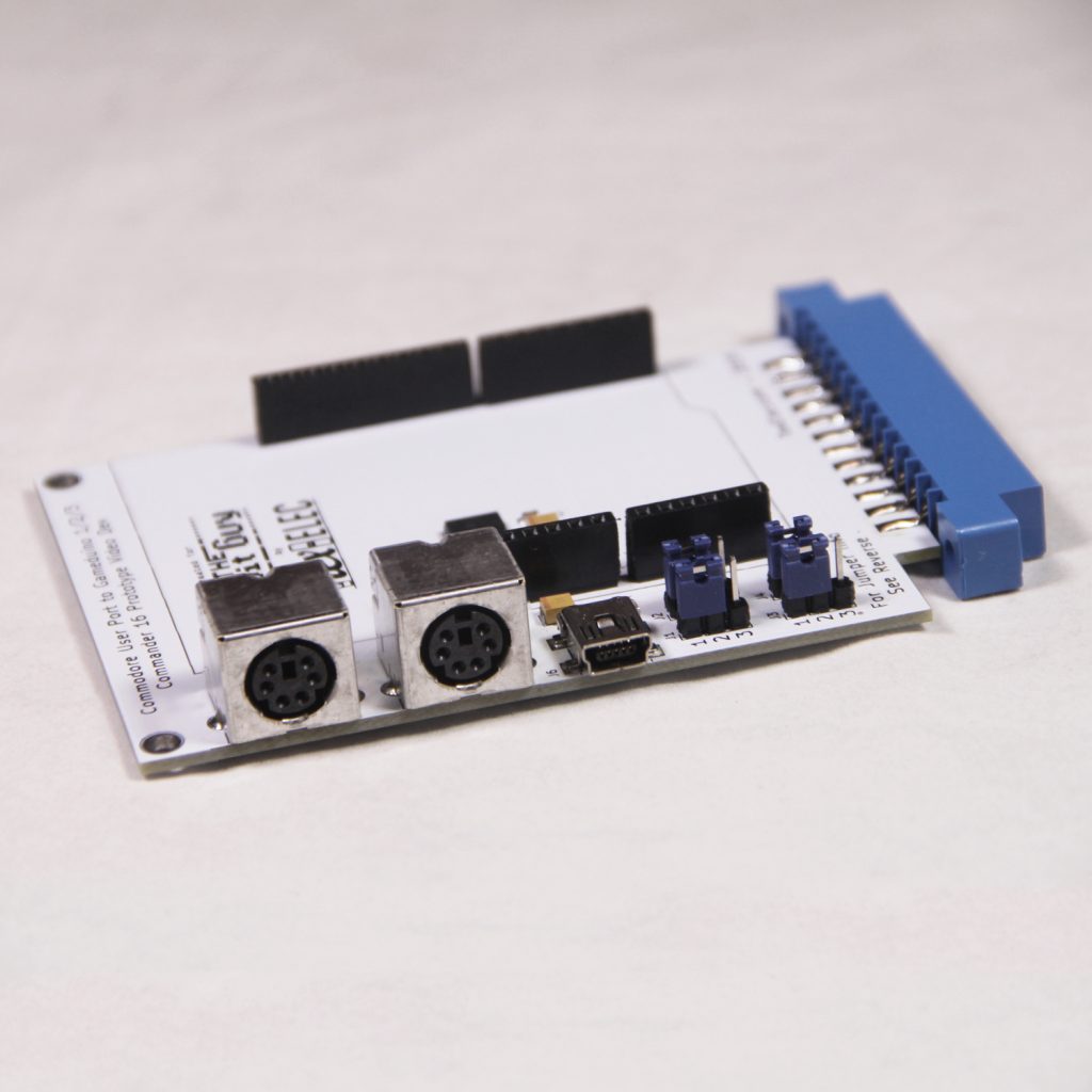 Commodore User Port to Gameduino Video Dev Card for Commander X16 ...