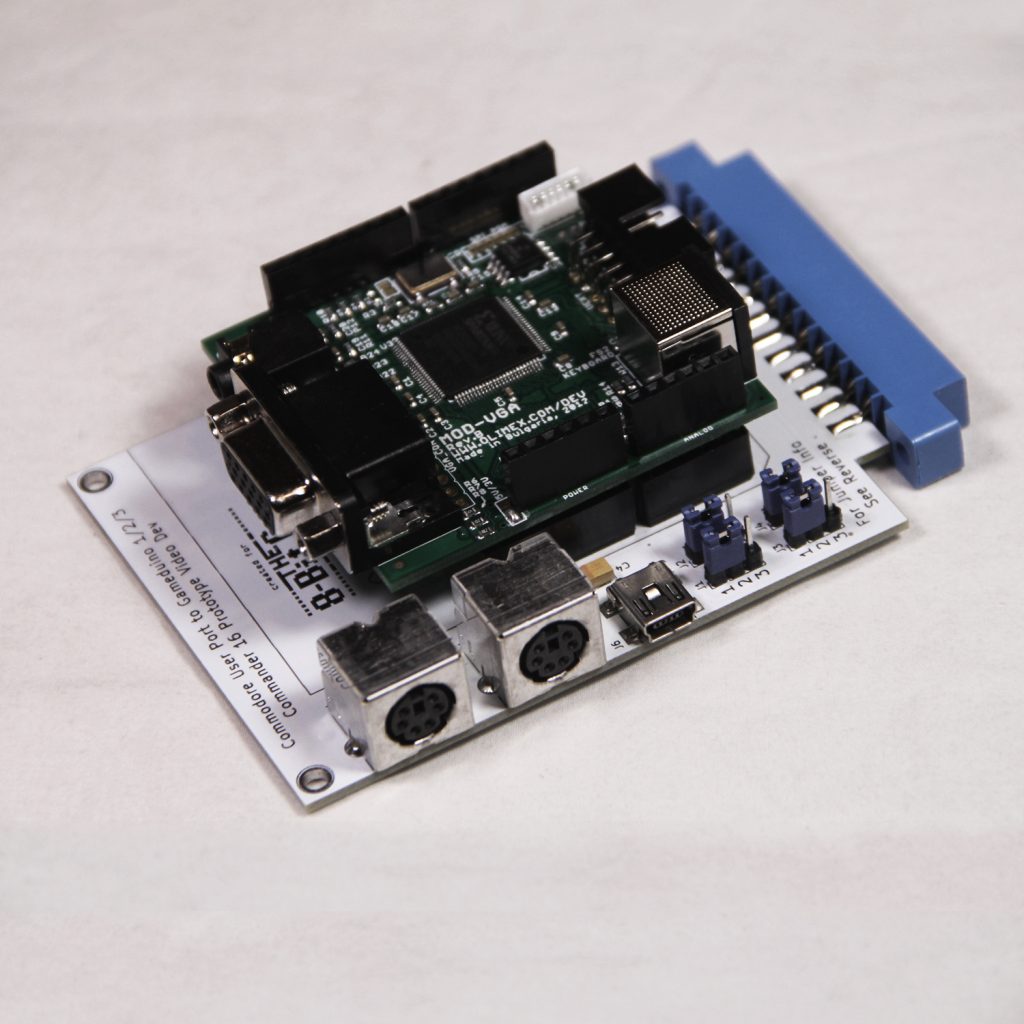 Commodore User Port to Gameduino Video Dev Card for Commander X16 ...
