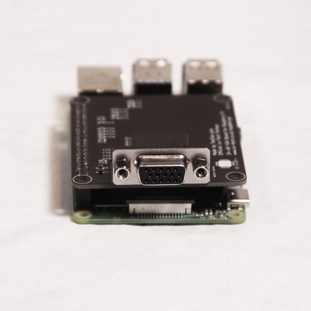 Lo-tech RPi VGA Board - VGA Shield for Raspberry Pi - TexElec