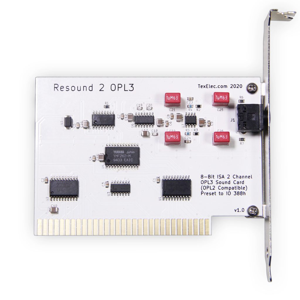 Resound OPL3 - 4 Channel Sound Card 8-Bit ISA - TexElec