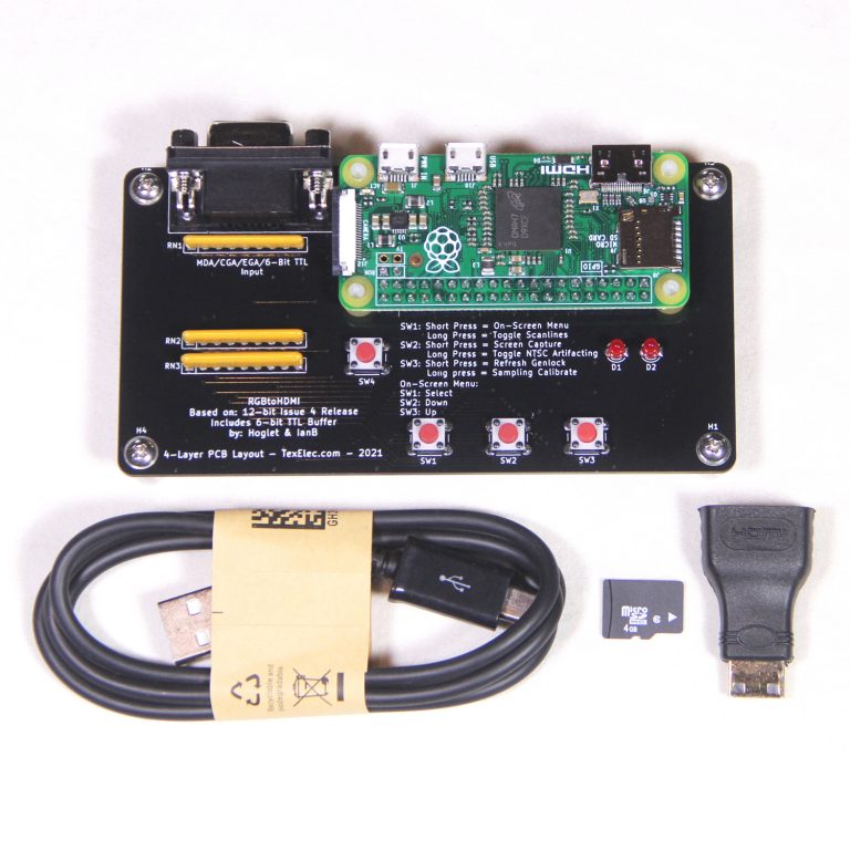 RGBtoHDMI - 6-bit TTL Edition - TexElec