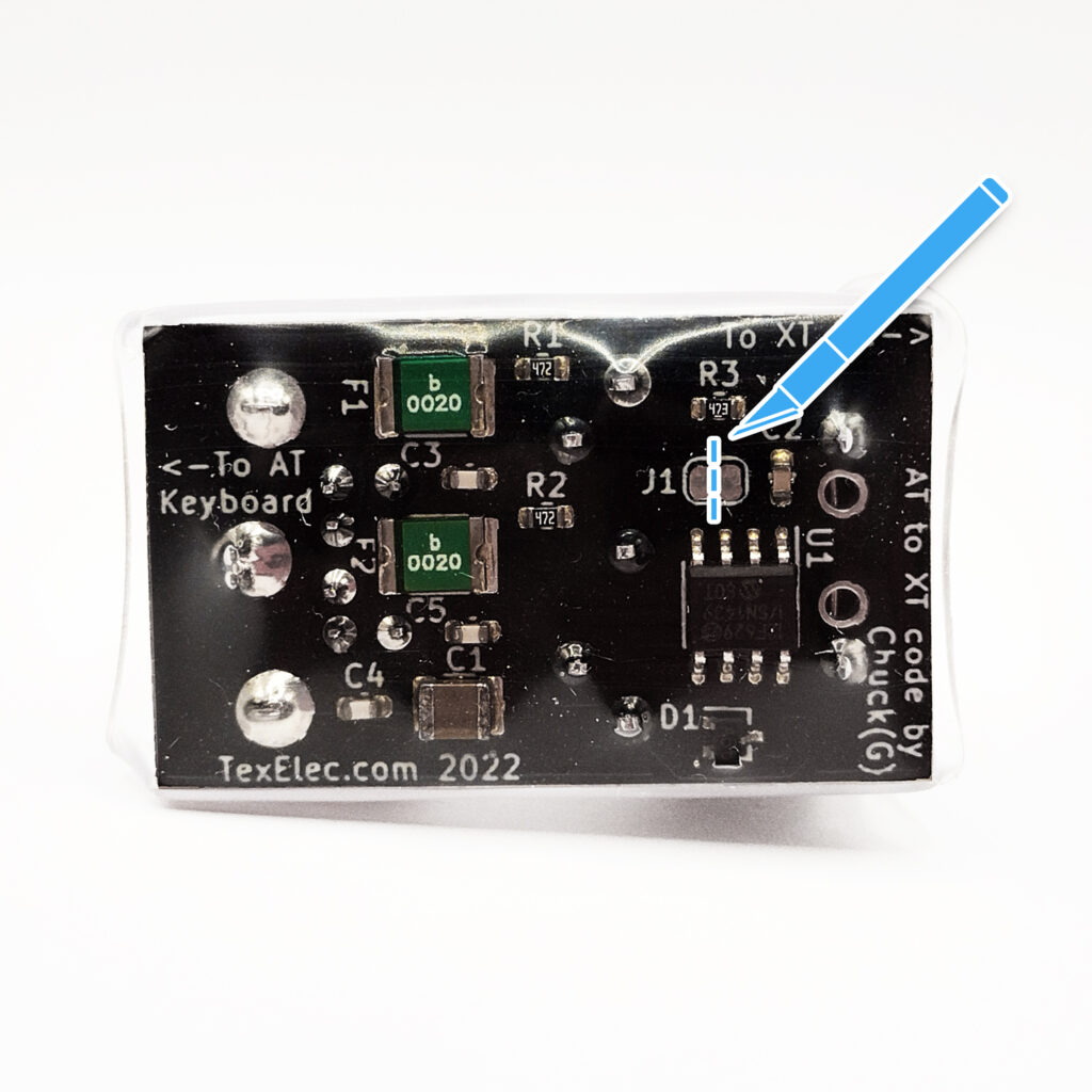 AT to XT Keyboard Adapter - TexElec
