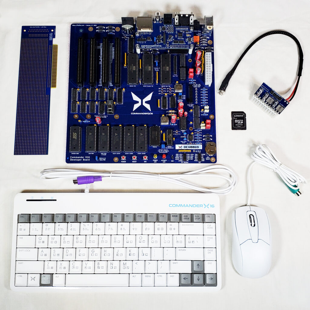 Commander X16 Developer Board - Pre Release Bundle - TexElec