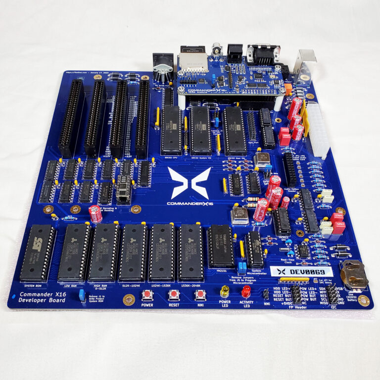 Commander X16 Developer Board - Pre Release Bundle - TexElec