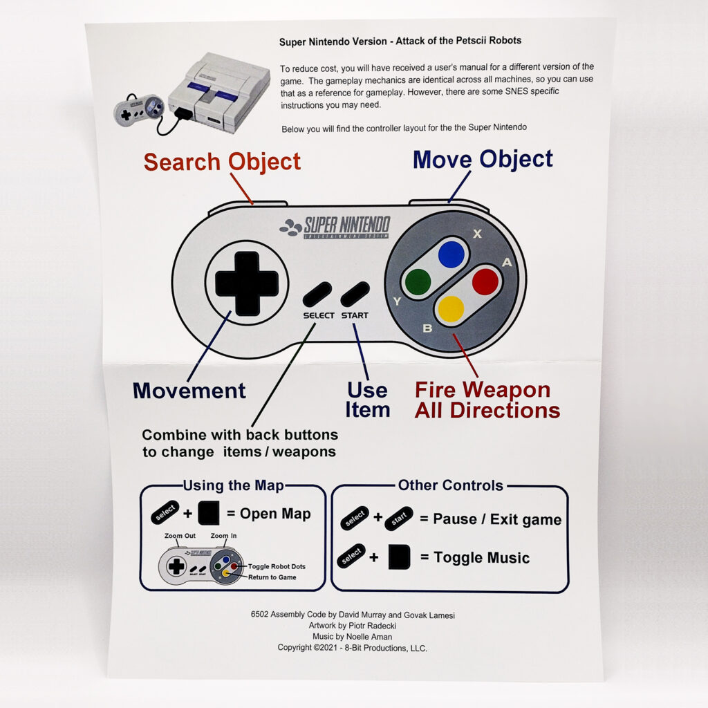Petscii Robots for Super Nintendo by The 8-Bit Guy - TexElec