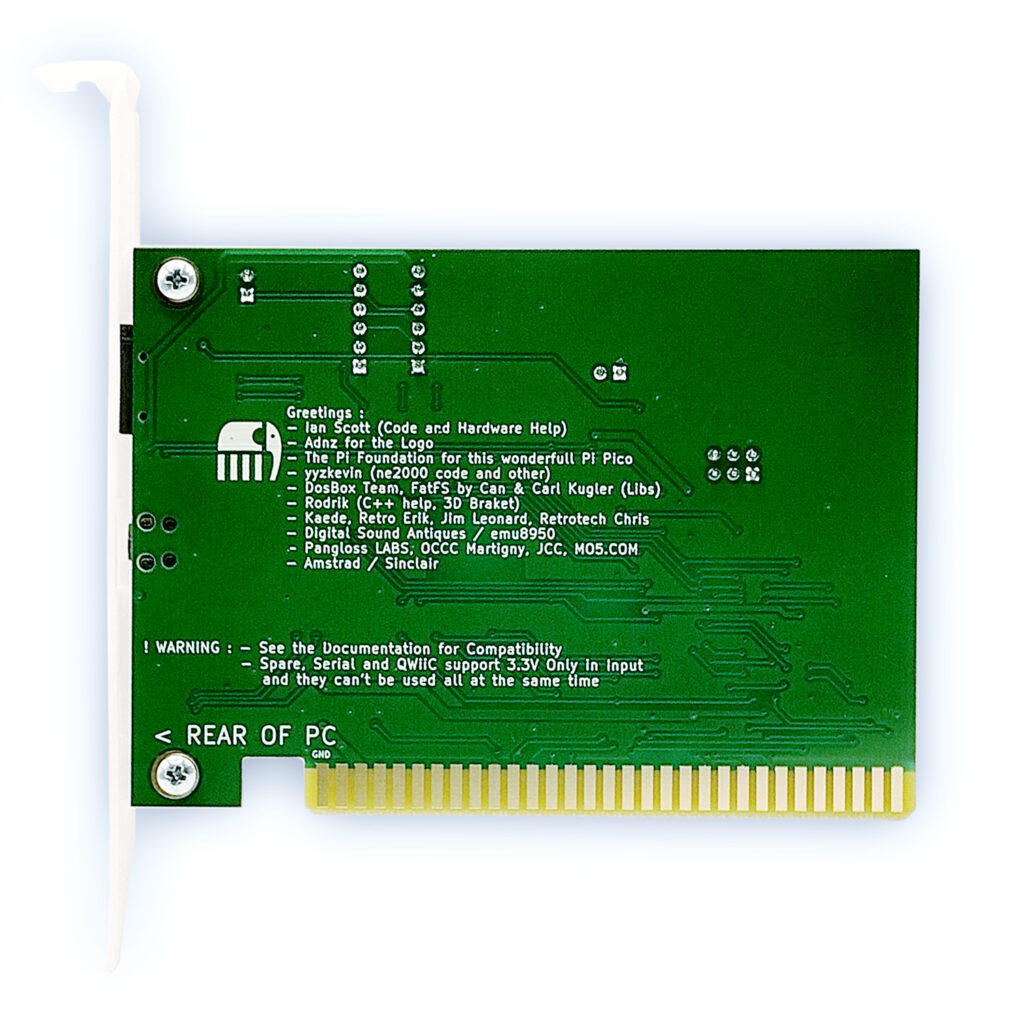 PicoMEM by FreddyV - All in One 8-Bit ISA Expansion Card - TexElec