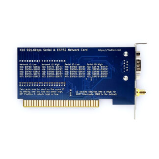 Commander X16 921.6Kbps Serial & ESP32 Network Card - TexElec