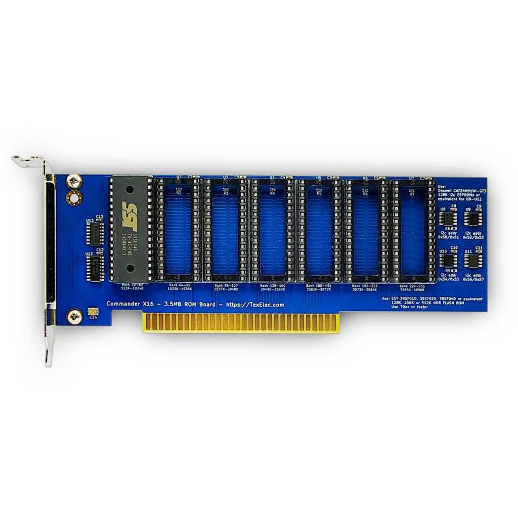 Commander X16 ROM Card - TexElec