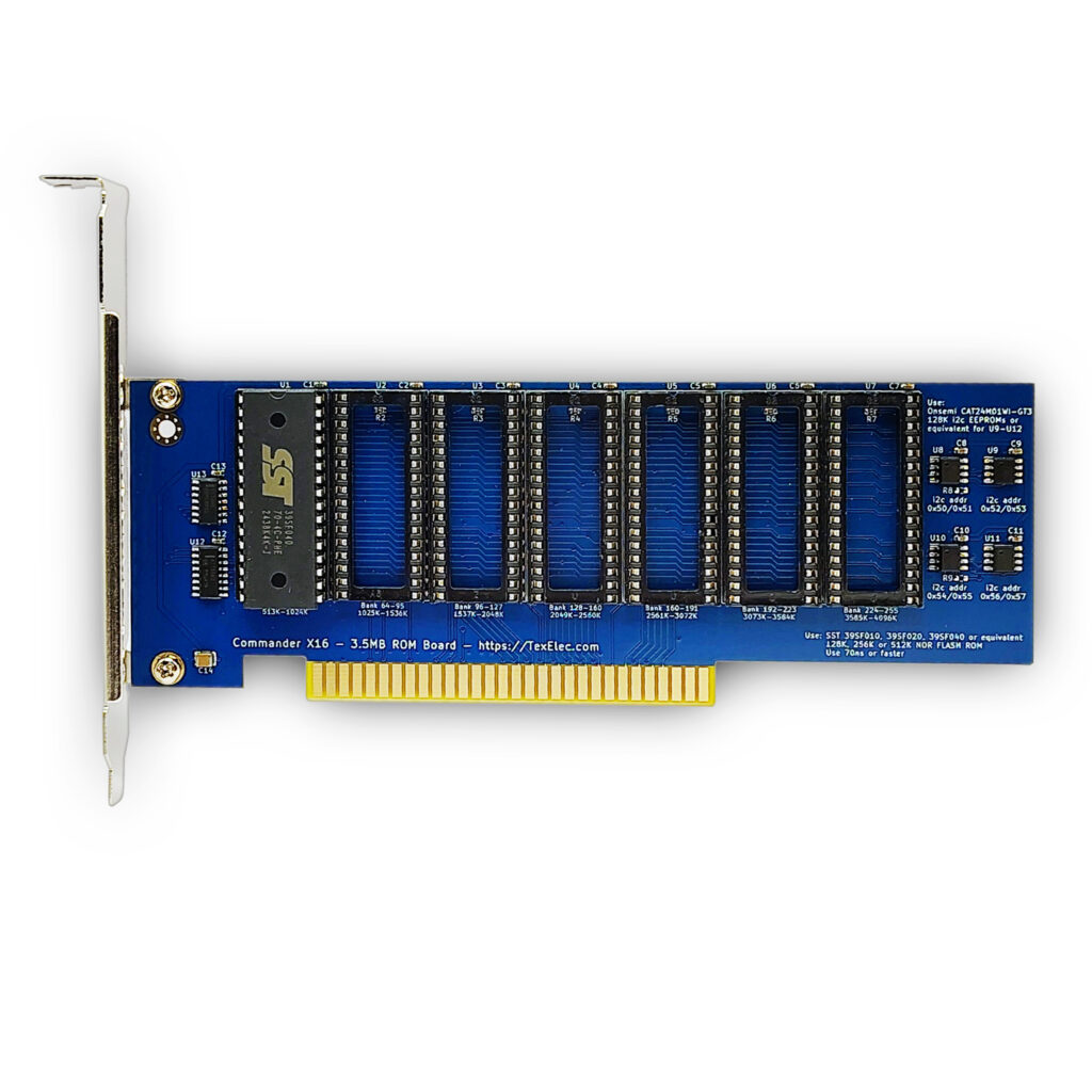 Commander X16 ROM Card - TexElec