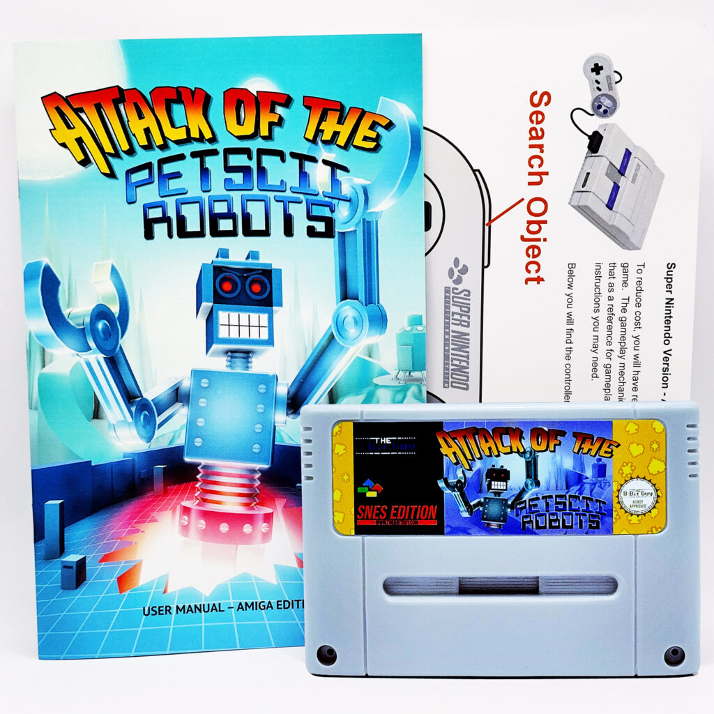 Petscii Robots for Super Nintendo by The 8-Bit Guy - TexElec